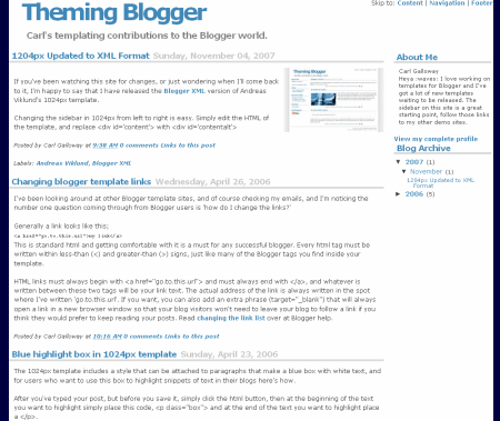 Free and Easy Blogger Templates